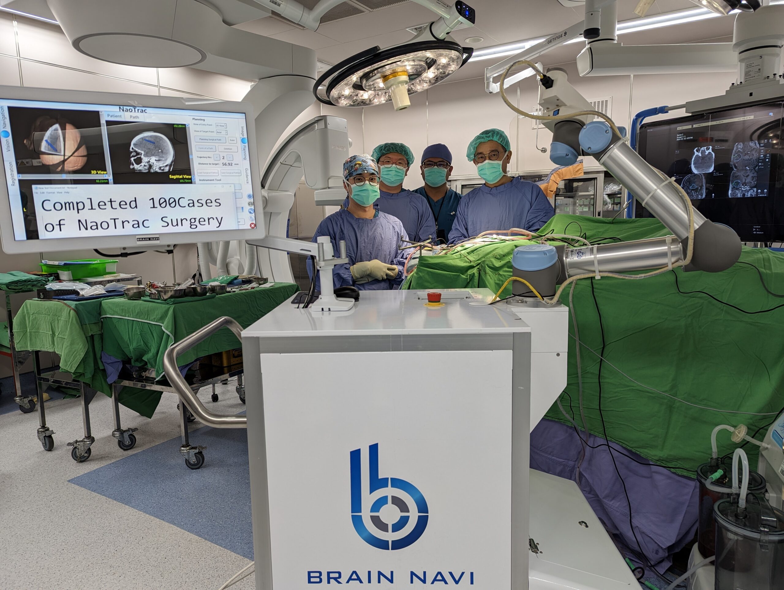 Brain Navi Announces 100th Surgical Procedure Completed Using NaoTrac ...